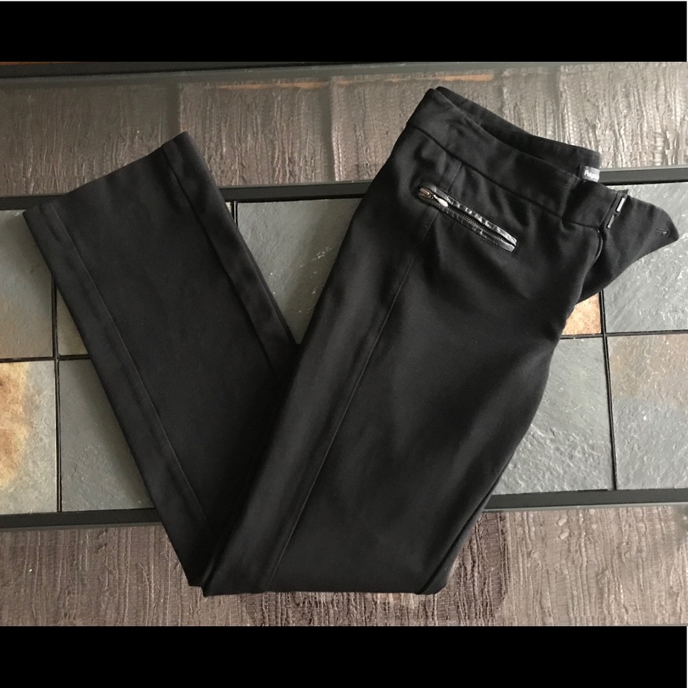 Paige Black Label Lux Pants 10 Stretch Leather - Gem